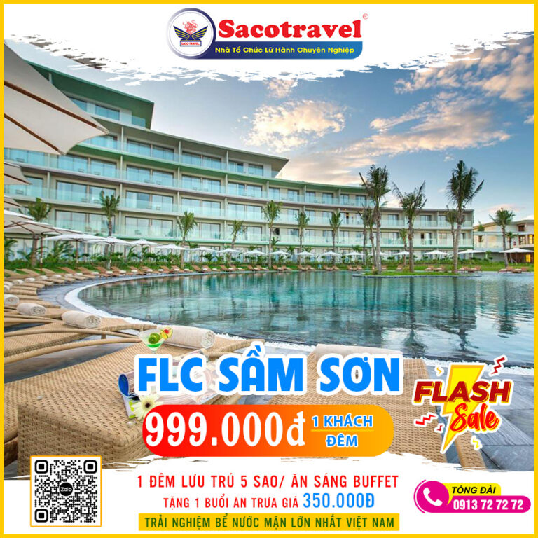 Đồng loạt giảm giá 50% các đêm lưu trú tại hệ thống FLC - Saco Travel